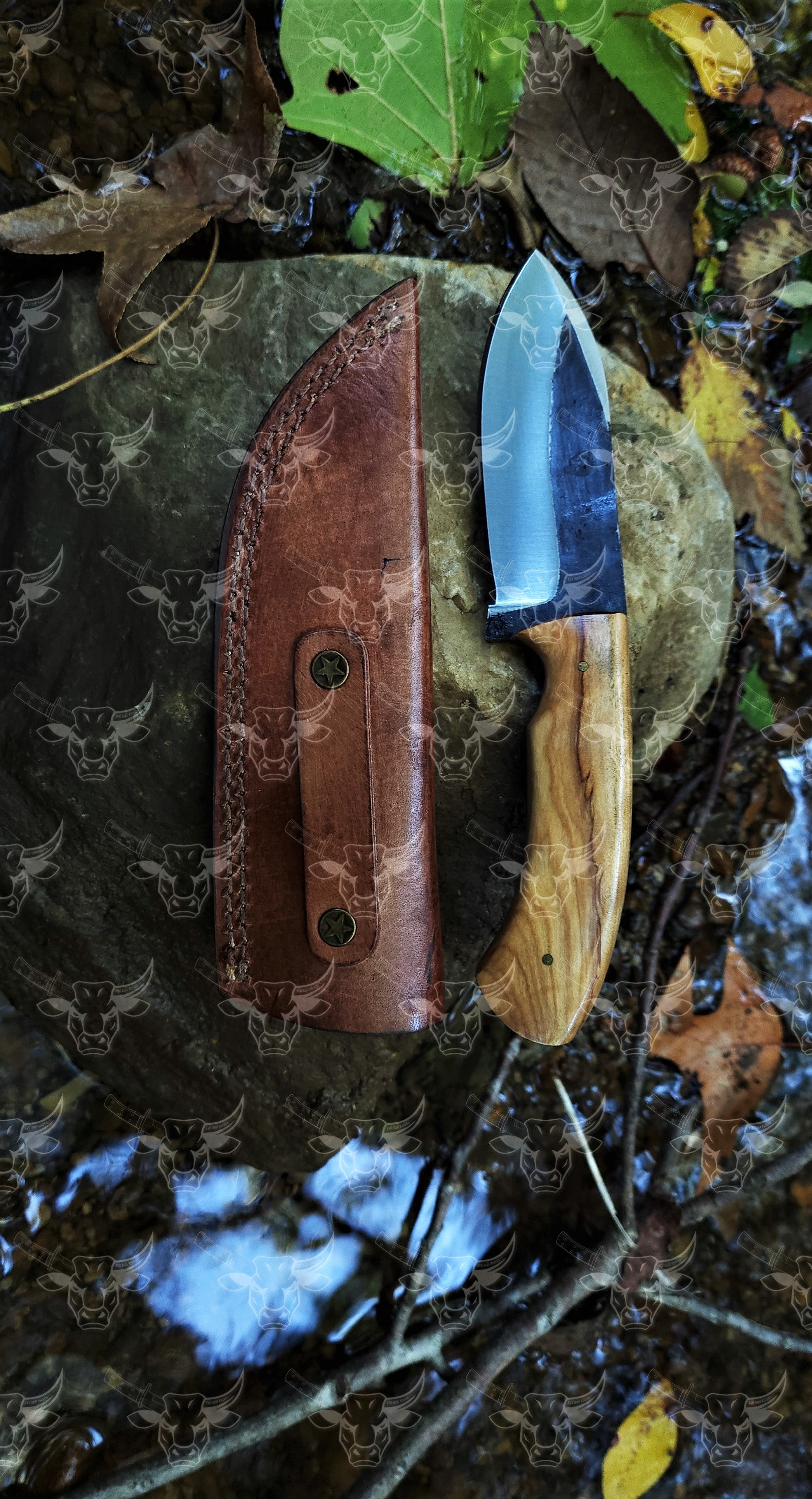 EBK-13 Handforged knife fixed blade camping knife custom made knife ...