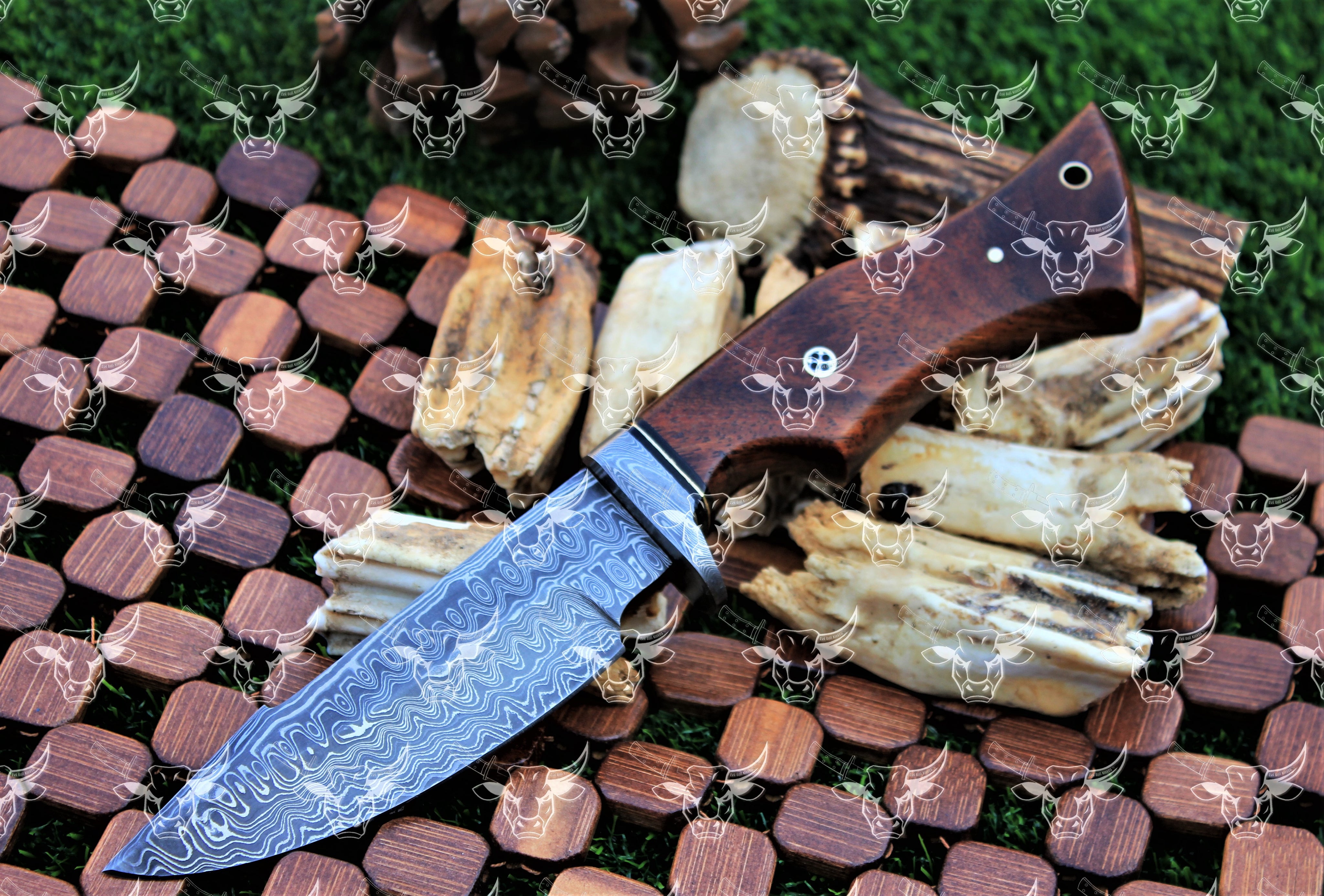 EBK-24 Premium Handmade Damscus steel Knife, Handforged Damascus Blade ...