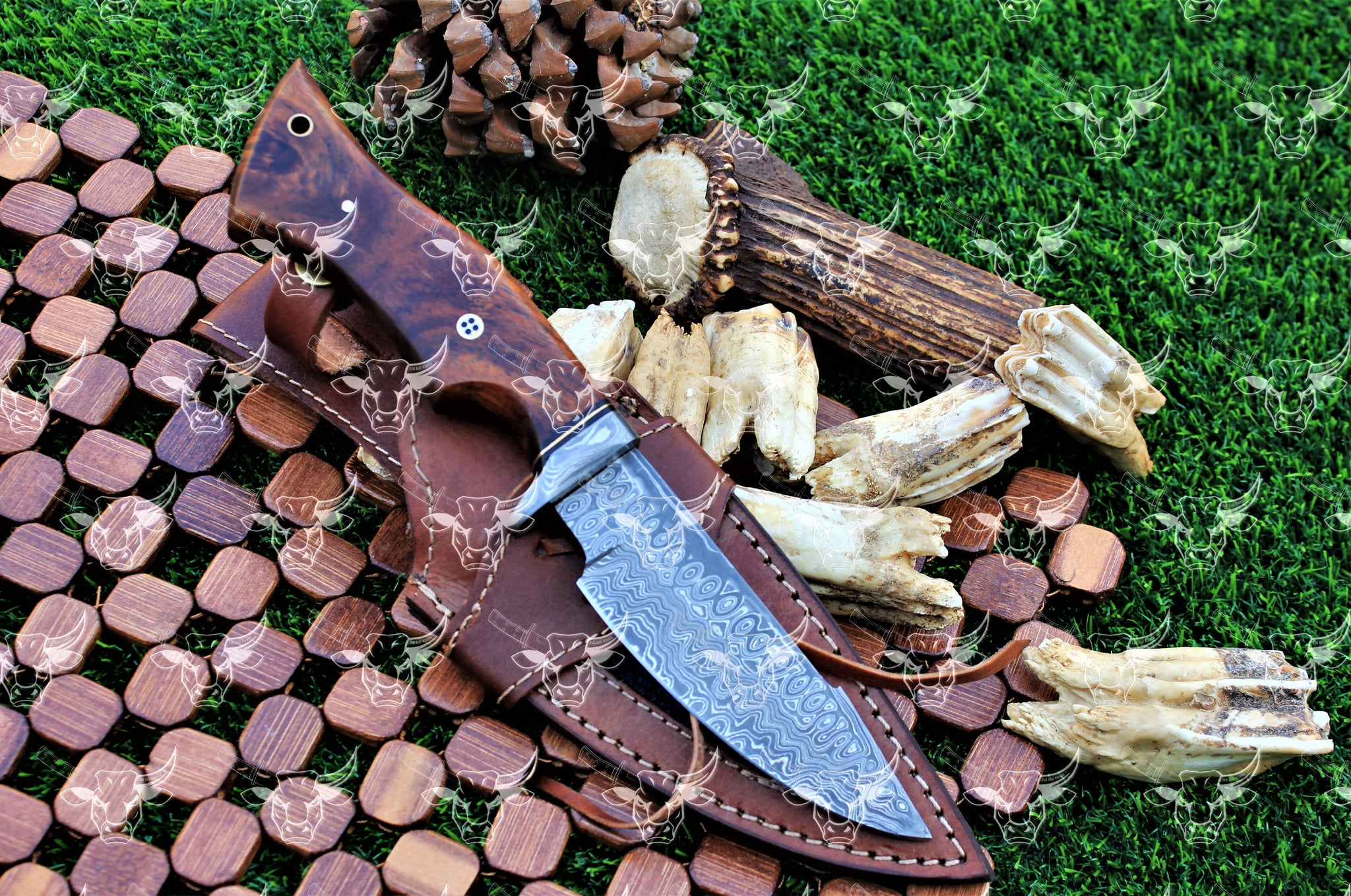 EBK-24 Premium Handmade Damscus steel Knife, Handforged Damascus Blade ...